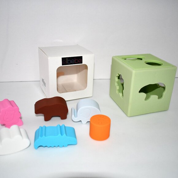 Elbebe | Toys | Elbebe Silicone Shape Matching Blocks Set | Poshmark